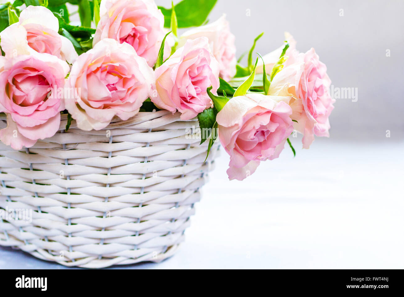 White rose in a bunch of flowers hi-res stock photography and images ...