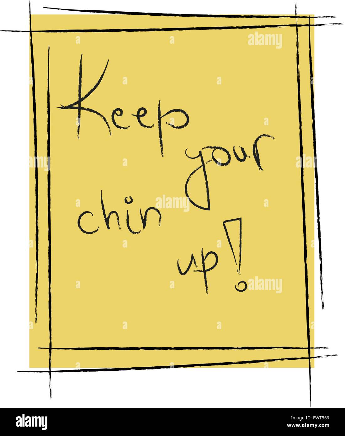 Handwritten slogan hi-res stock photography and images - Alamy