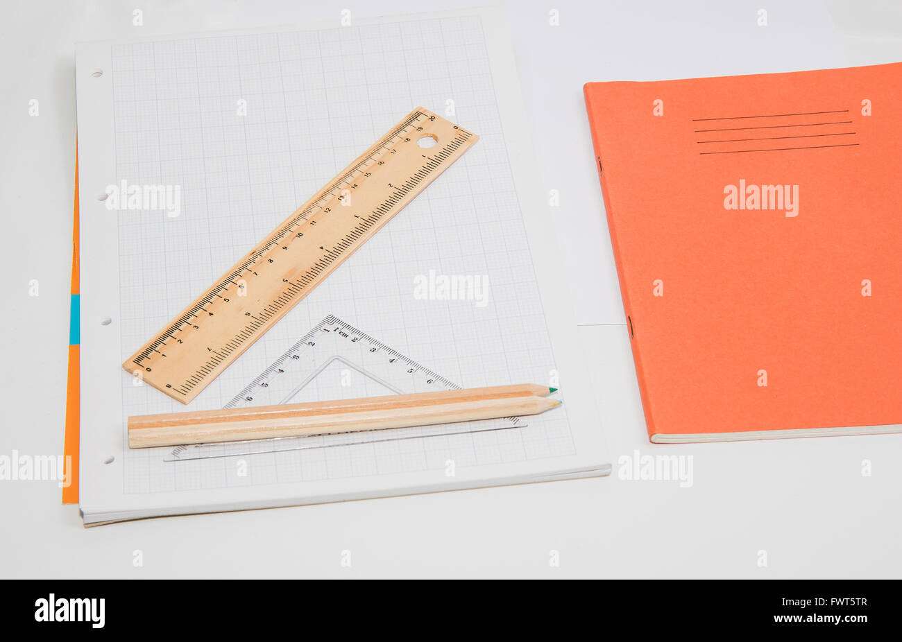 Writing tools to illustrate the concept of learning Stock Photo - Alamy