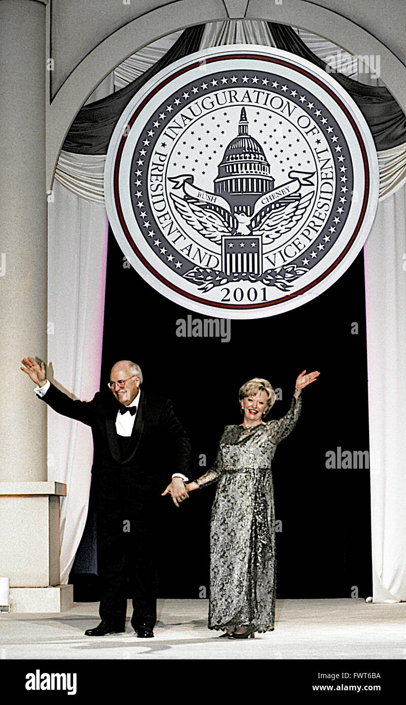 Washington, DC., USA, 20th January, 2001 Vice President Dick Cheney and ...