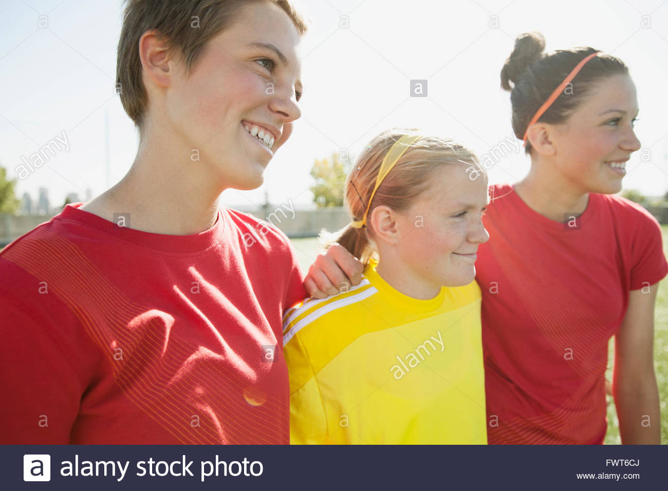 Girl arms around head hi-res stock photography and images - Alamy