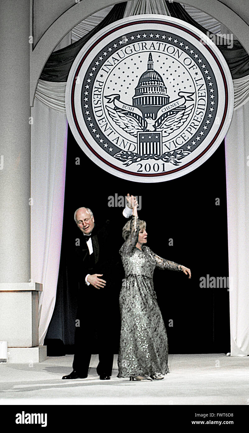 Washington, DC., USA, 20th January, 2001 Vice President Dick Cheney and ...