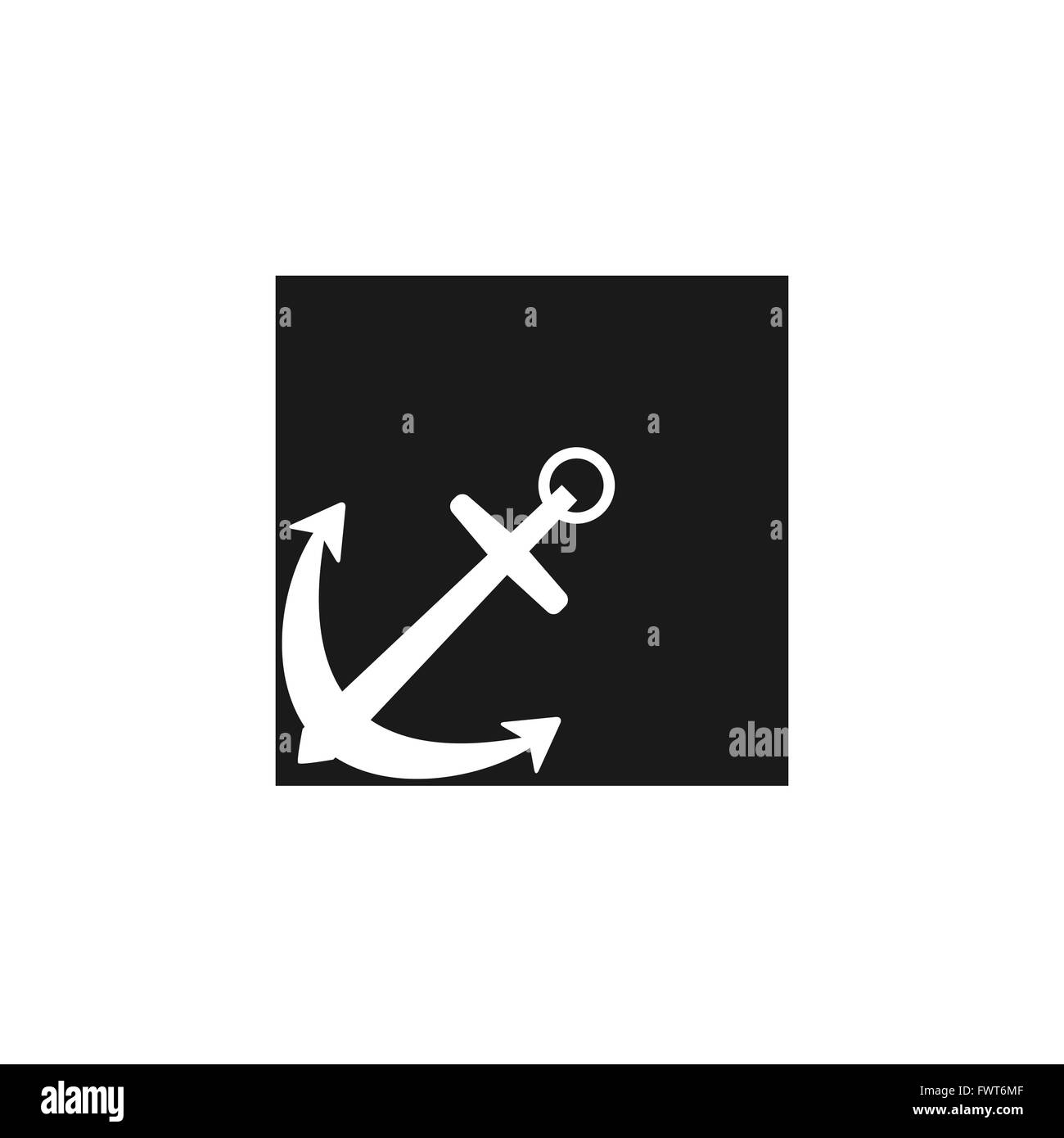 marine ship anchor icon Stock Vector Image & Art - Alamy