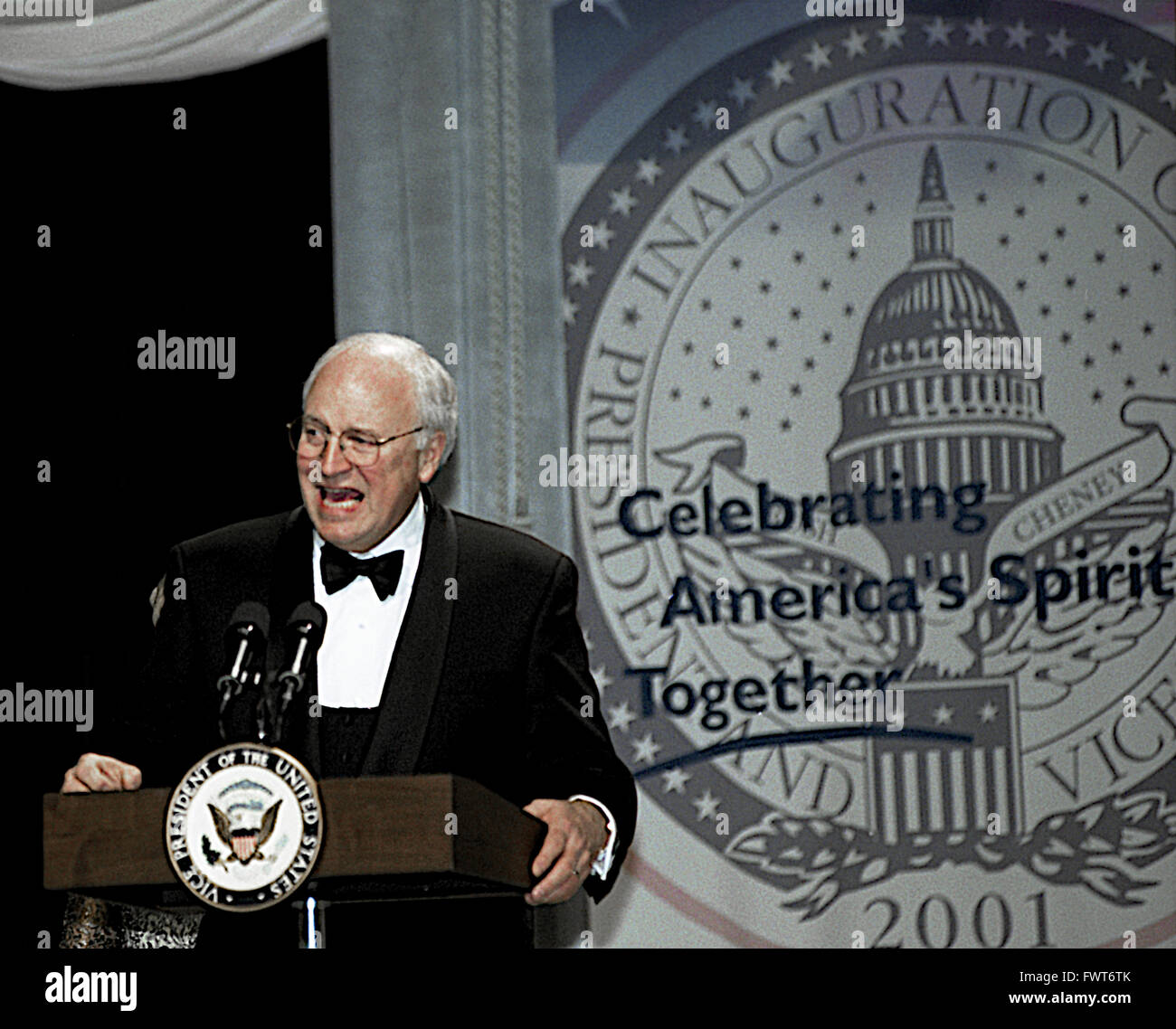 Washington, DC., USA, 20th January, 2001 Vice President Dick Cheney and ...