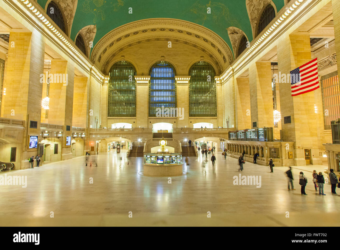 Main Concourse in Grand Central Station or Terminal, Manhattan, New ...