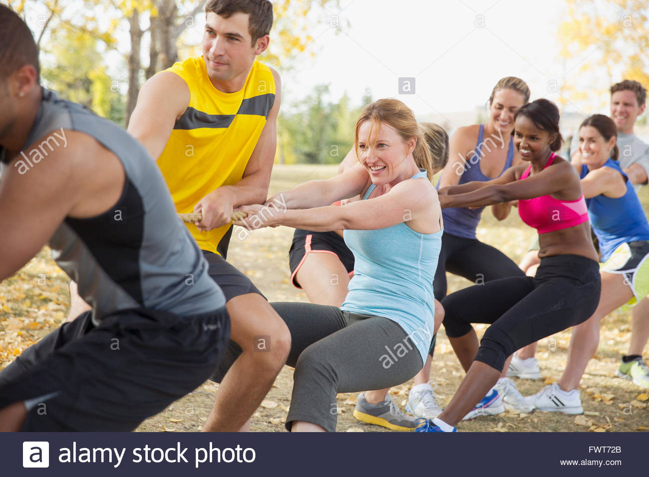 Tug at the exercise hi-res stock photography and images - Alamy
