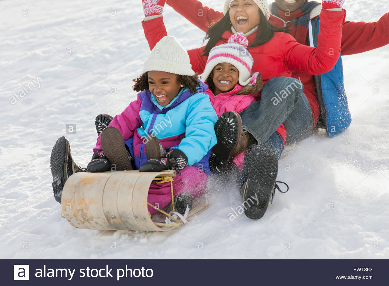 Tobogganing equipment hi-res stock photography and images - Alamy