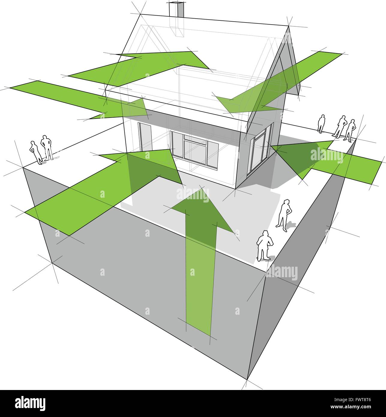 Heat/energy intake diagram Stock Vector Image & Art - Alamy