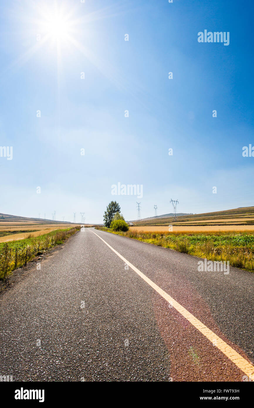 Grassland scenery in Hebei province, China Stock Photo - Alamy