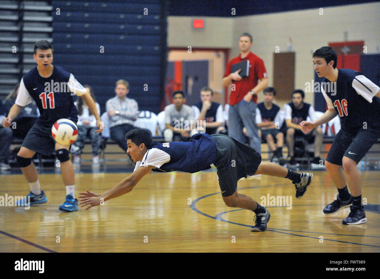 Volleyball dig hi-res stock photography and images - Alamy