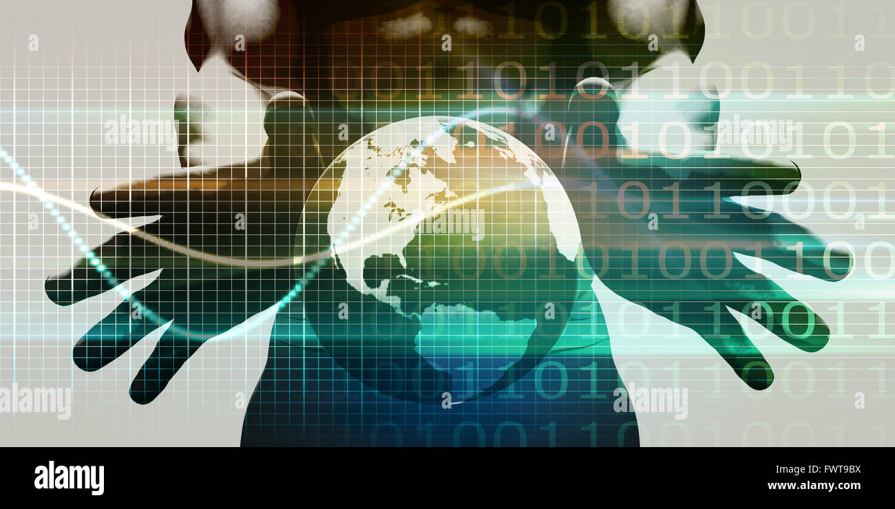 Global Platform and International Mobility Software Concept Stock Photo ...