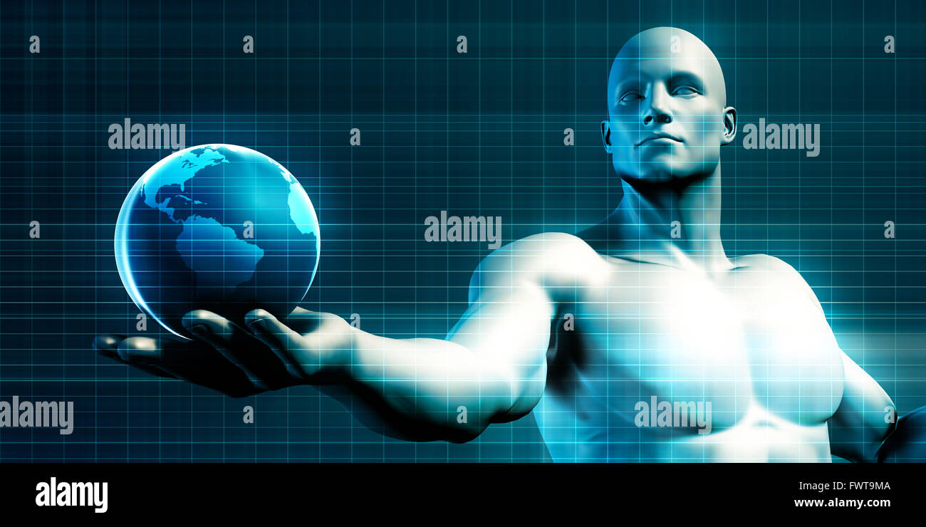 Worldwide Technology and Mass Adoption of New Technologies Stock Photo ...