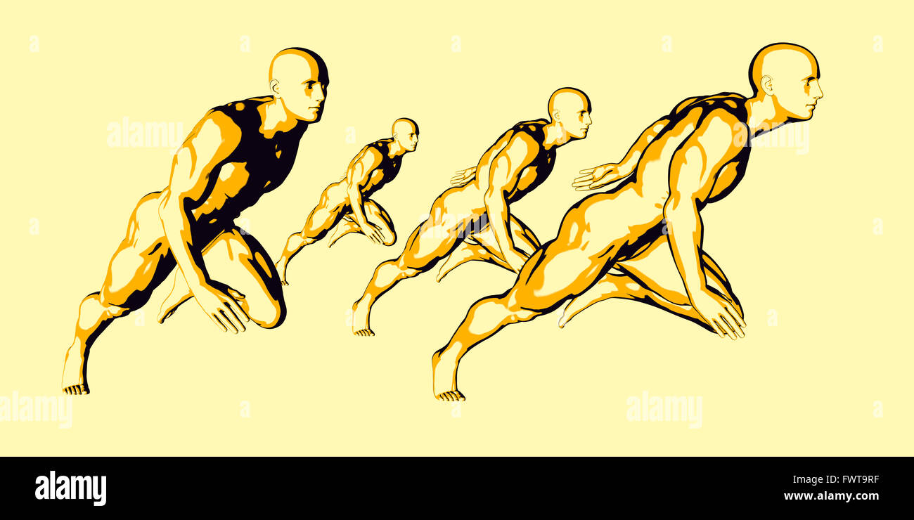 Powering Through and No Boundaries as a Concept Stock Photo - Alamy