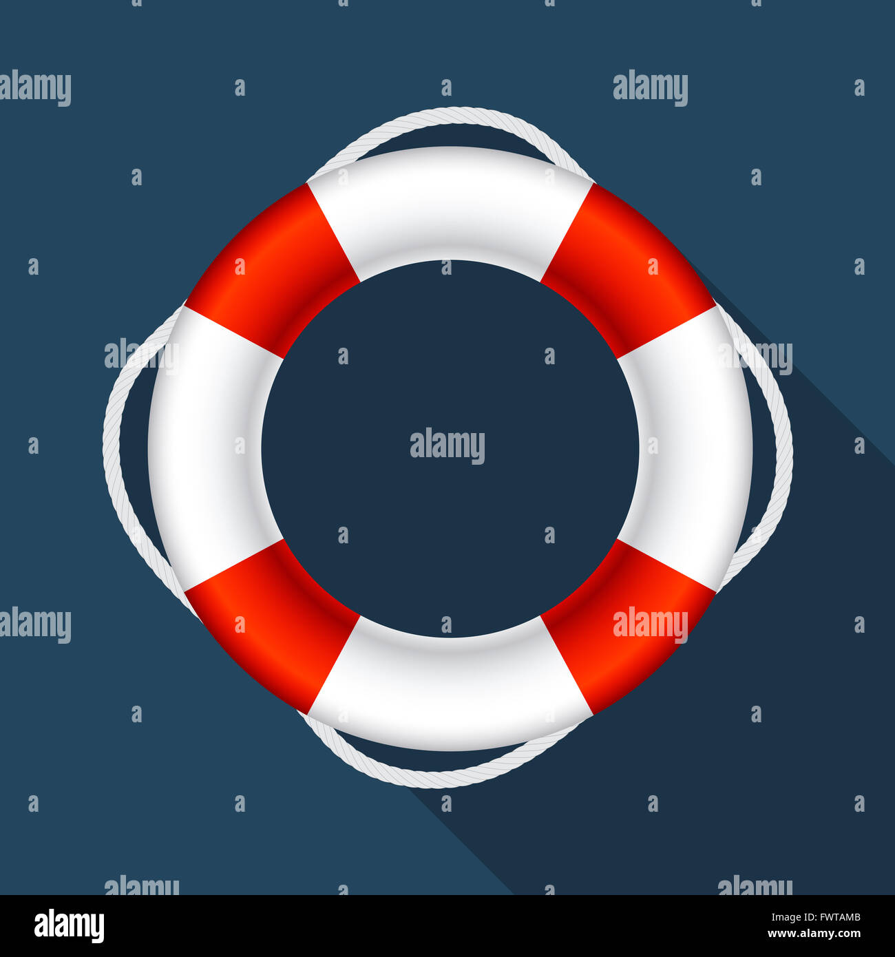 Lifebuoy Sign Symbol Illustration Stock Photo - Alamy