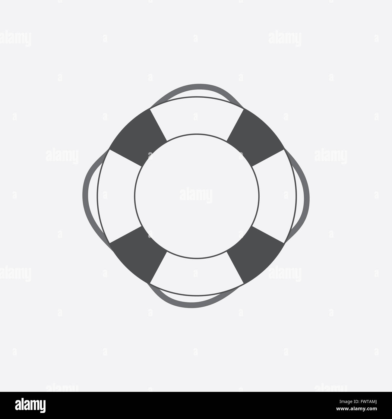 Lifebuoy Sign Symbol Illustration Stock Photo - Alamy