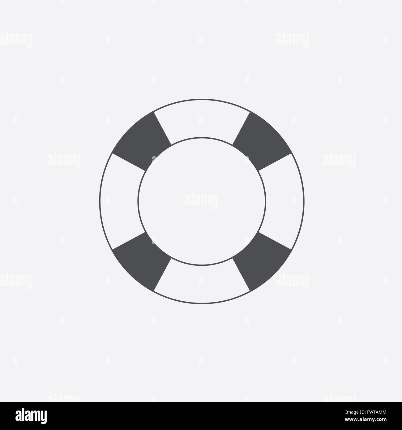 Lifebuoy Sign Symbol Illustration Stock Photo - Alamy