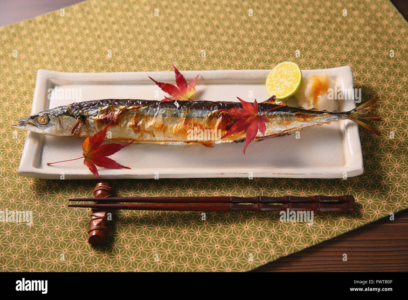 Japanese fall dish hi-res stock photography and images - Alamy