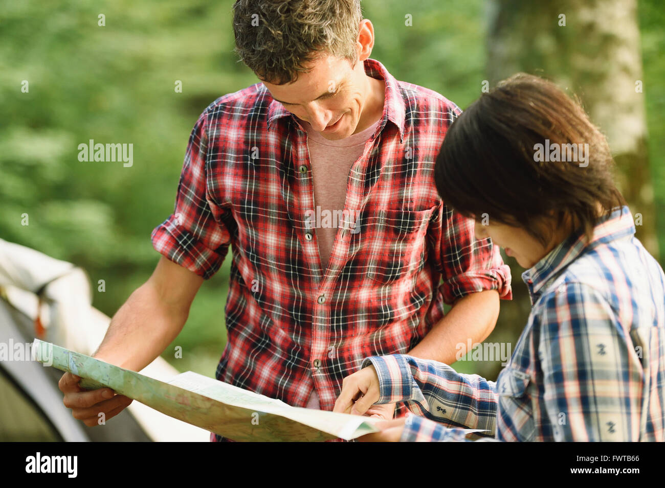 Checking map hi-res stock photography and images - Alamy