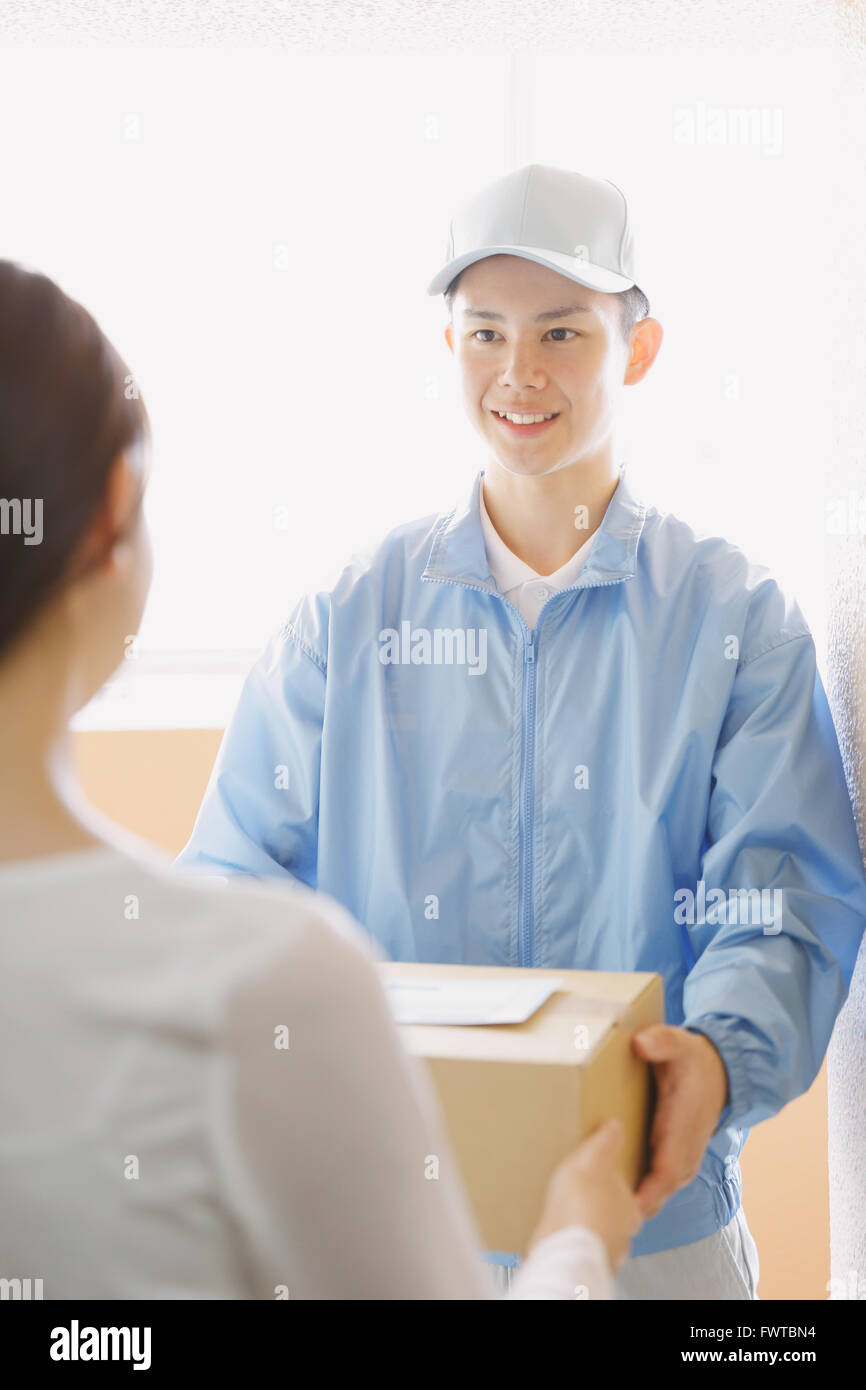 Japan woman working from home hi-res stock photography and images - Alamy