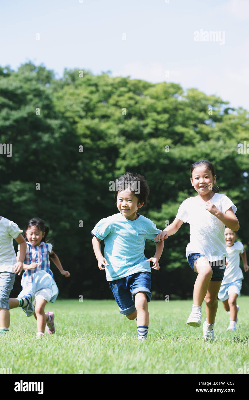 Little Kids Running Around