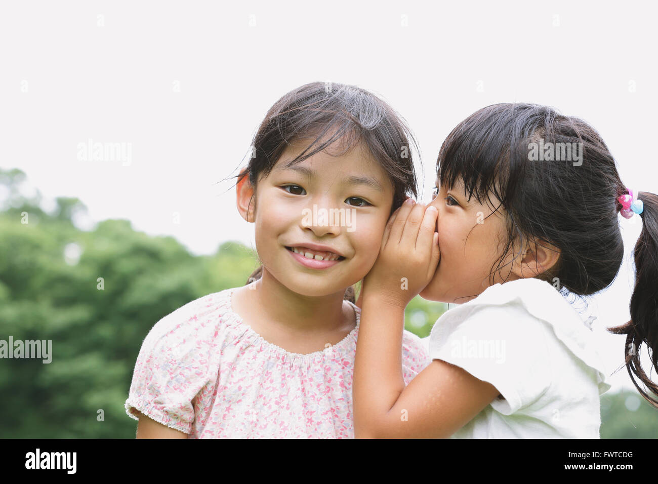 Japanese kid in a city park Stock Photo - Alamy