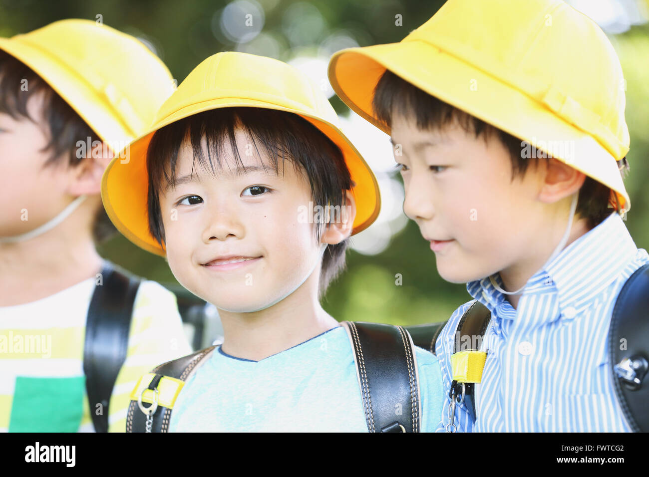 Japanese kid looking at camera Stock Photo - Alamy