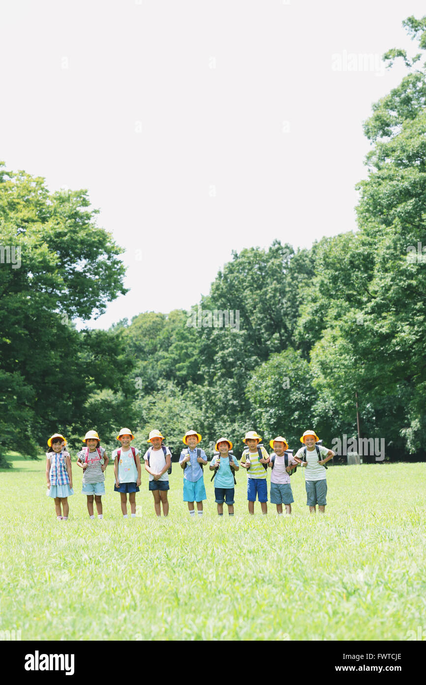 Japanese kids looking at camera Stock Photo - Alamy