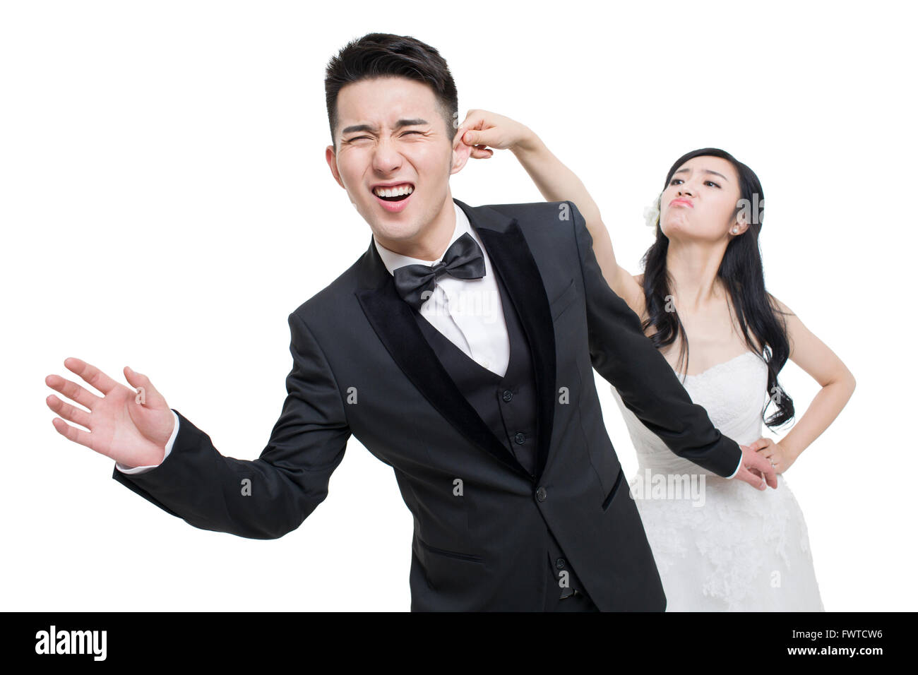 Ear pulling hi-res stock photography and images - Alamy