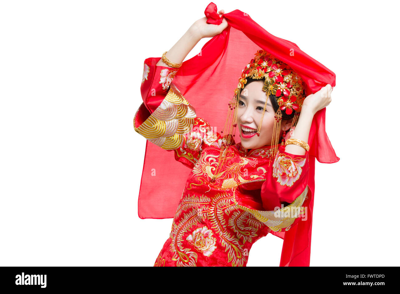 Chinese traditional wedding dress hi-res stock photography and images ...