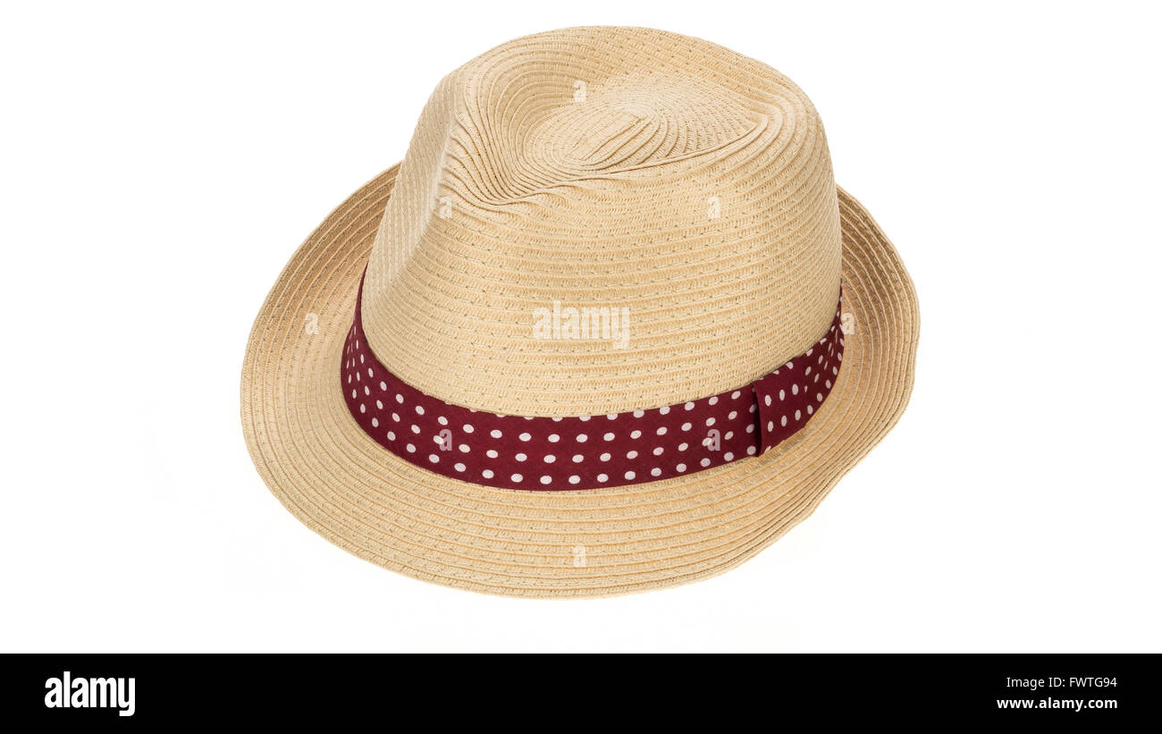 Close up straw hat Cut Out Stock Images & Pictures - Alamy