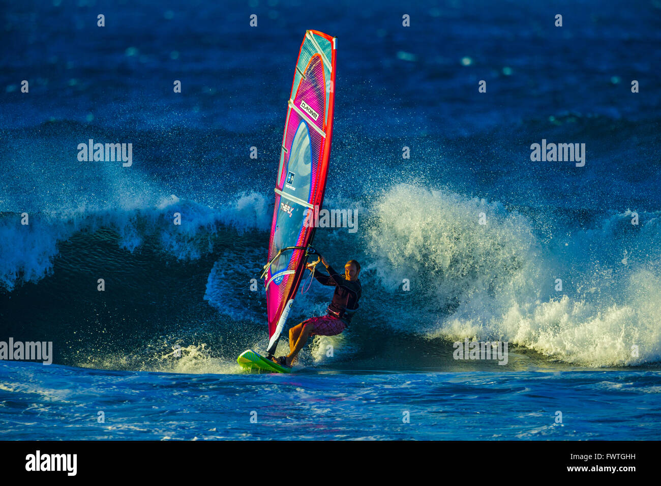 Sailboarding hawaii hi-res stock photography and images - Alamy