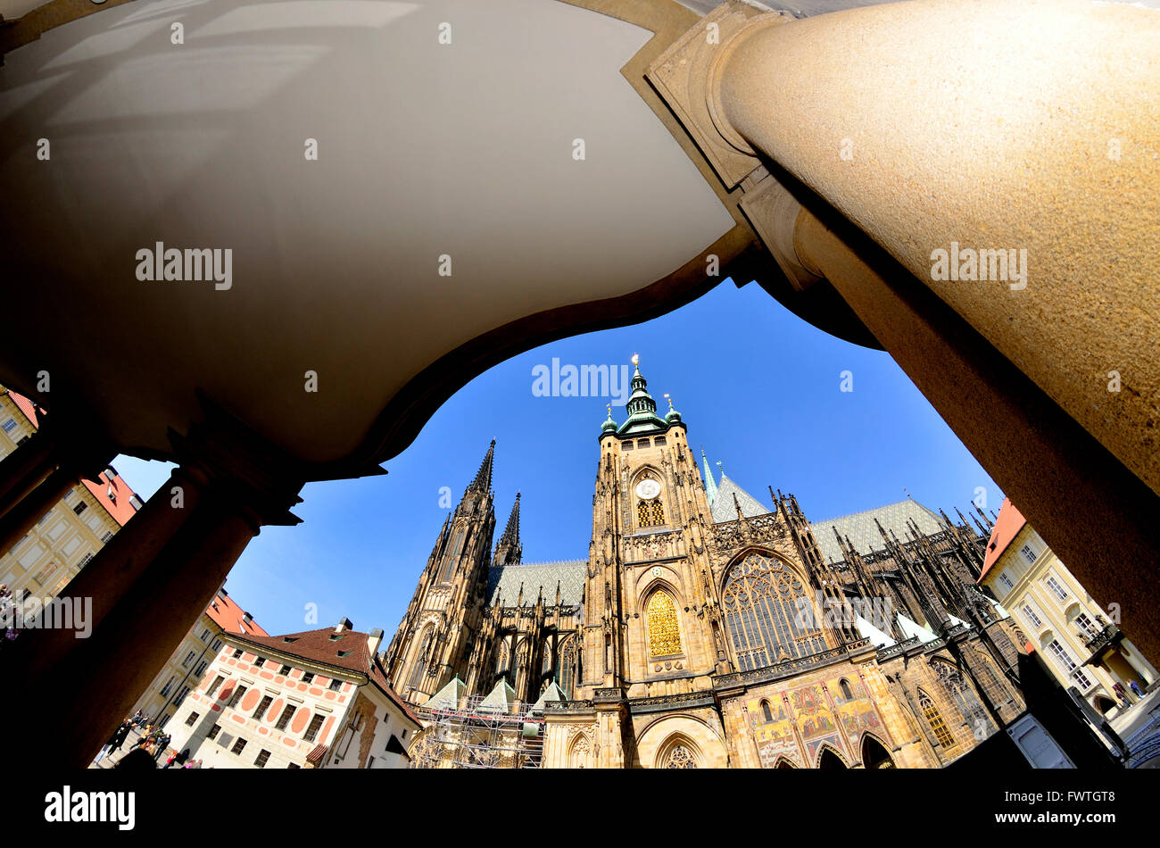 Prague, Czech Republic. St Vitus Cathedral (since 1997, the ...