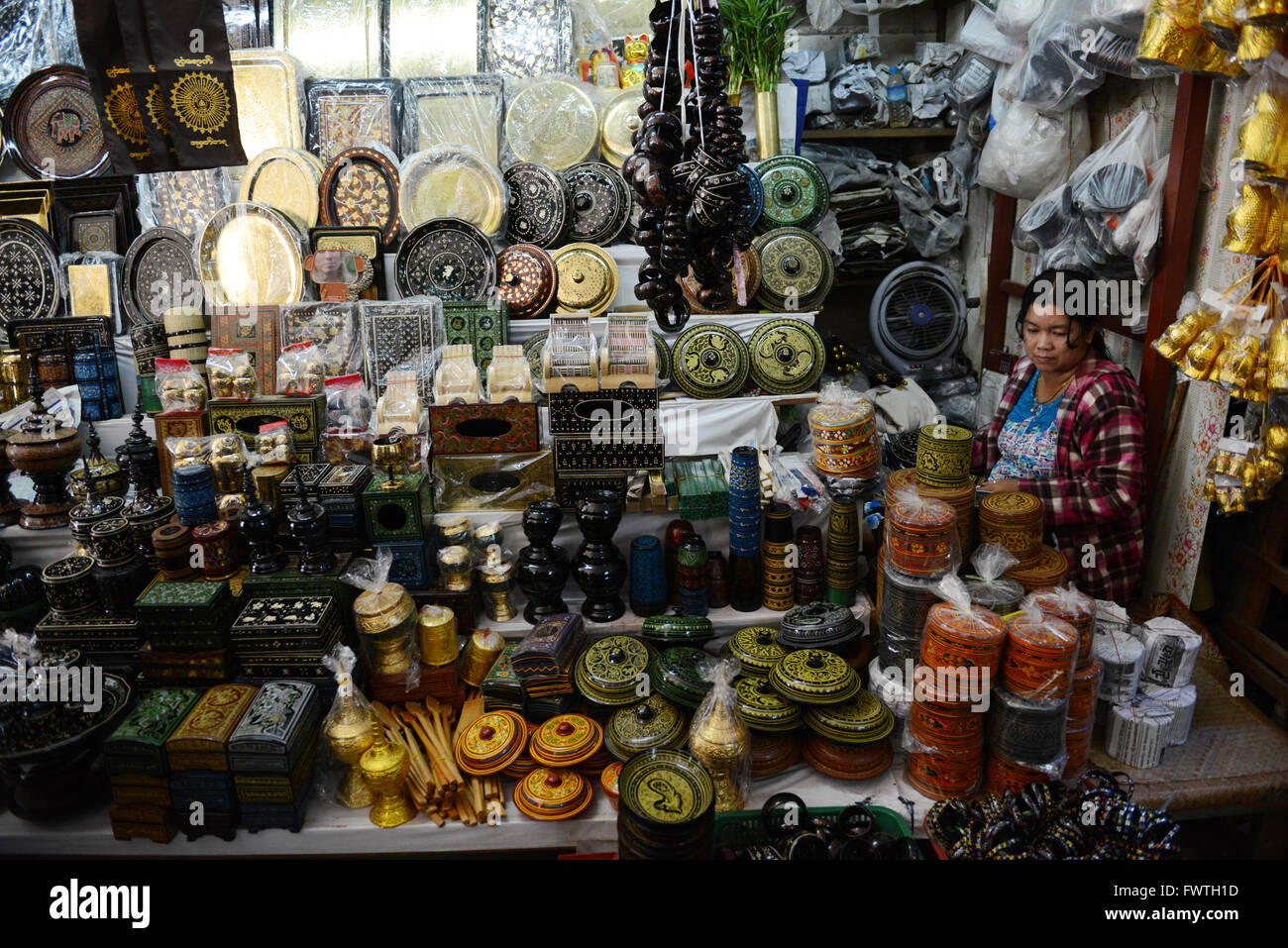 Burmese lacquerware hi-res stock photography and images - Alamy
