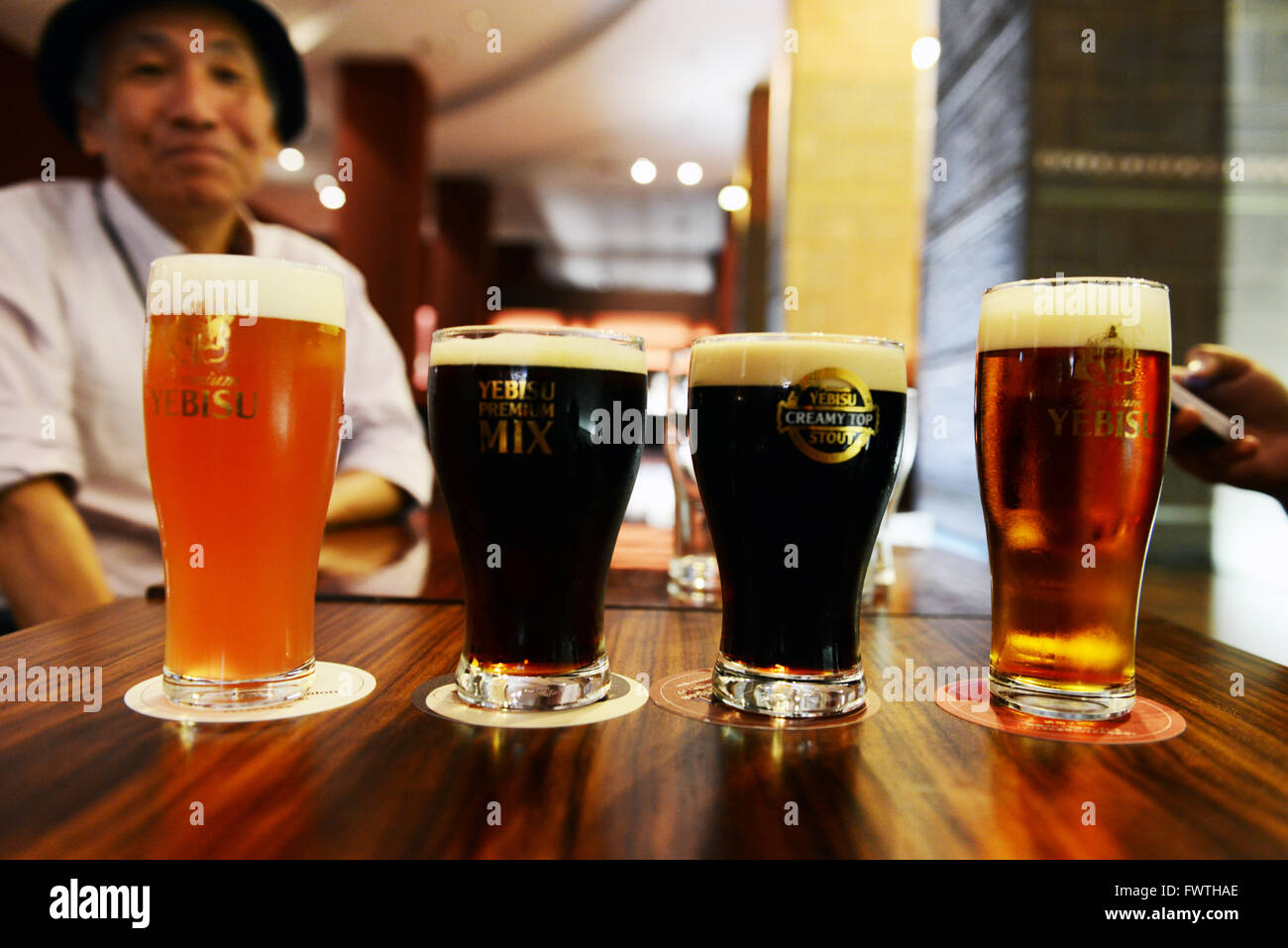 Selection yebisu beers yebisu beer hi-res stock photography and images ...