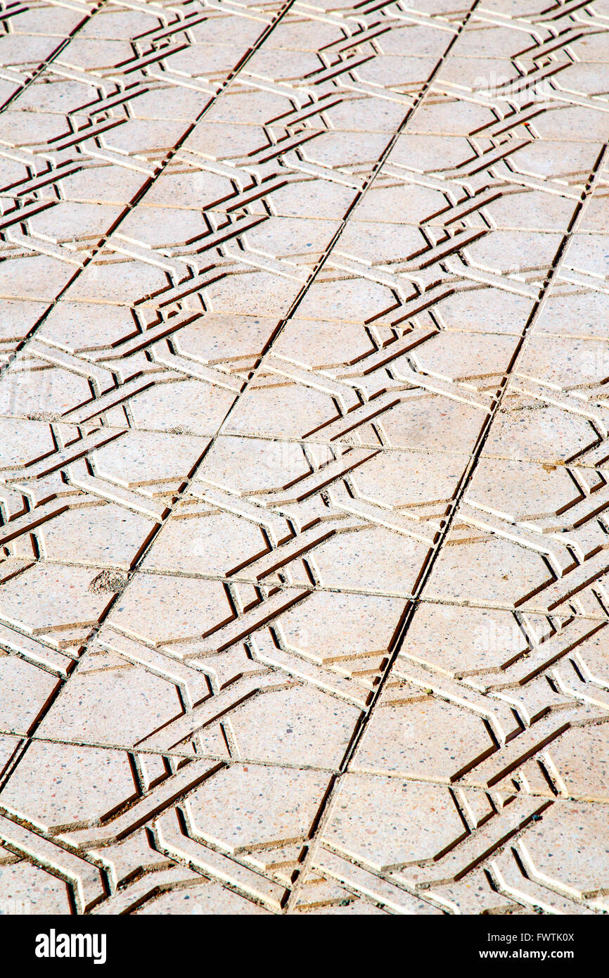 abstract morocco in africa tile the colorated pavement background ...