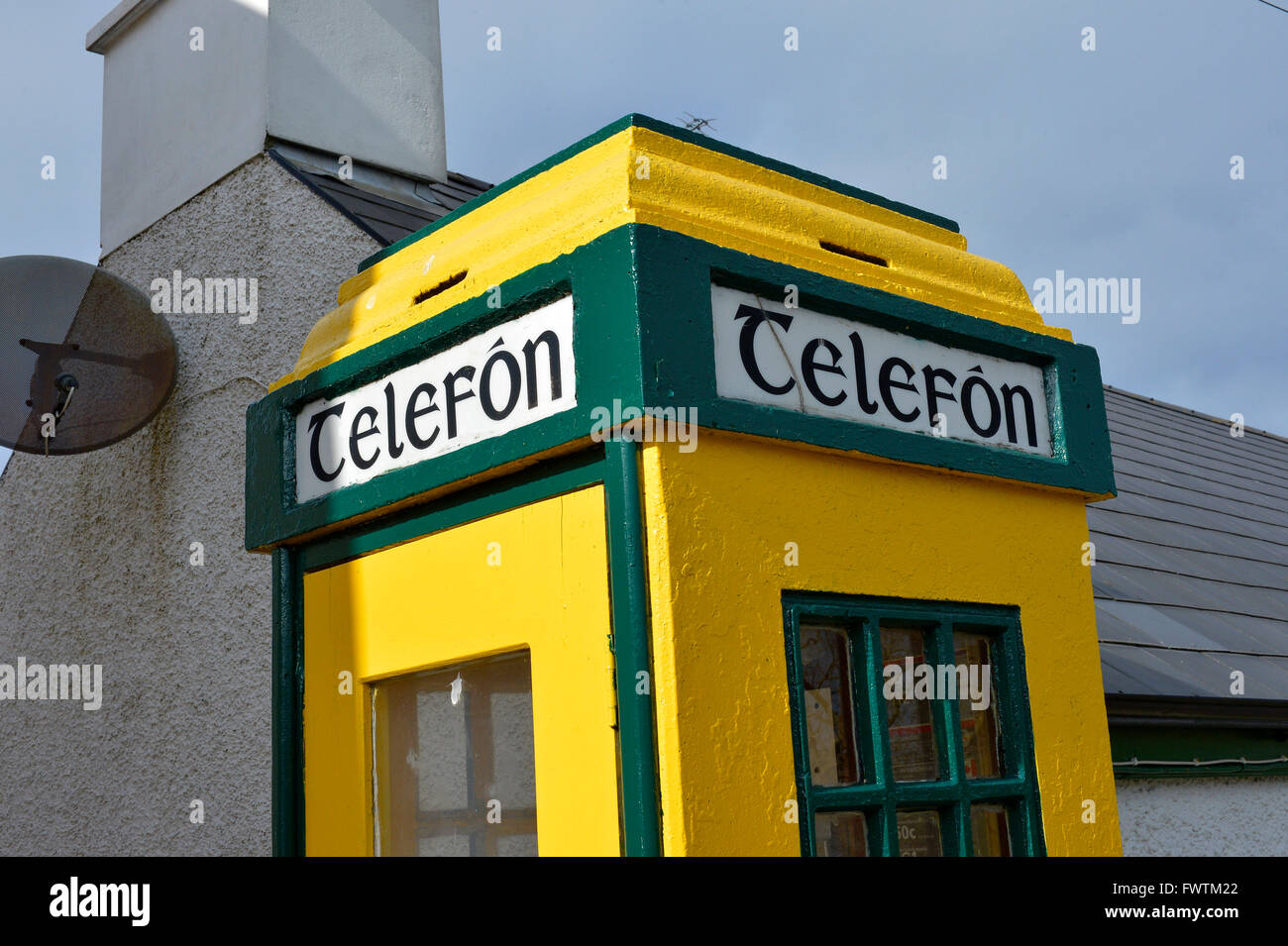 Irish telephone box hi-res stock photography and images - Alamy