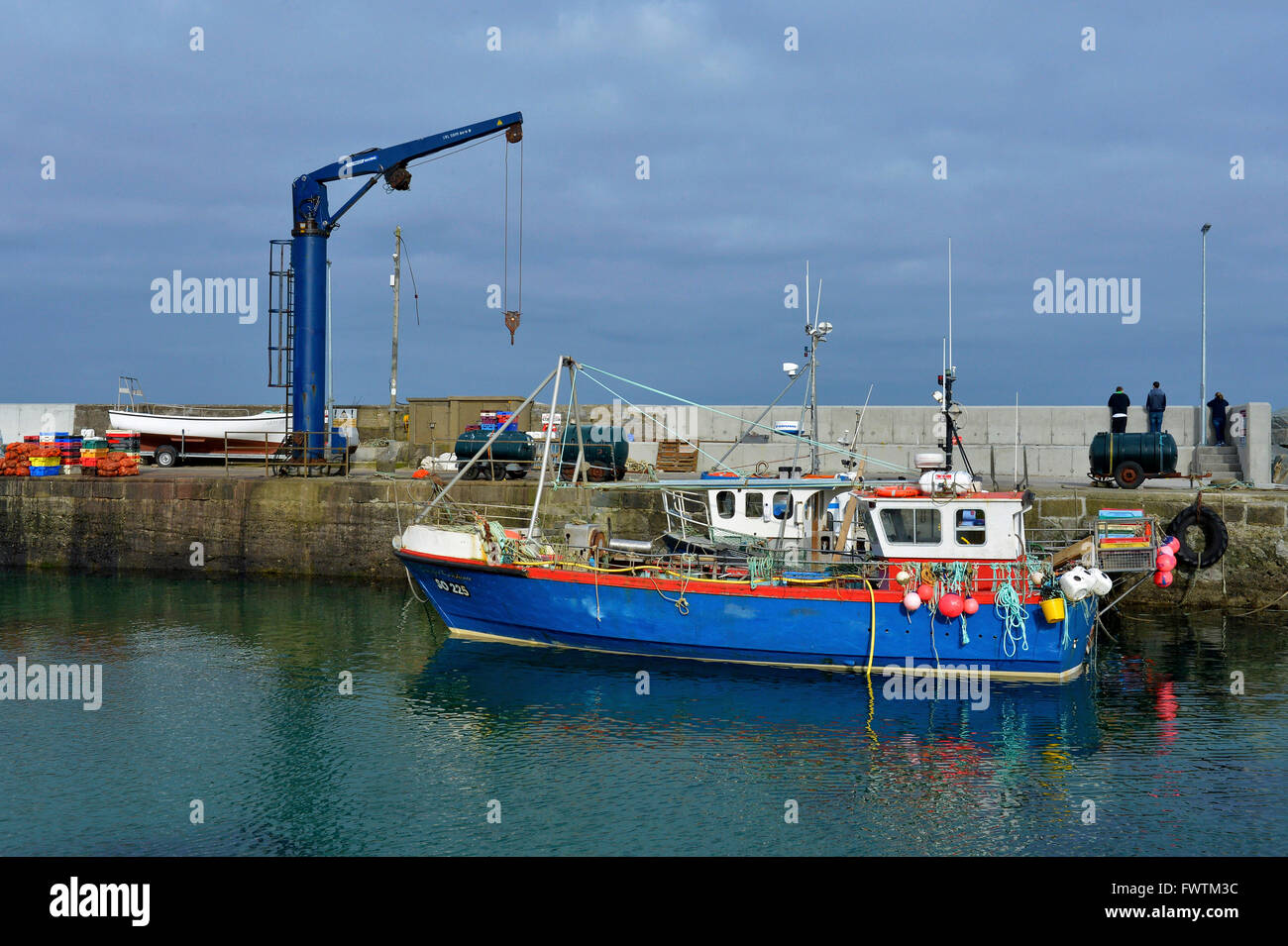 Bunagee Pier, Culdaff. Inishowen, County Donegal, Ireland Stock Photo ...