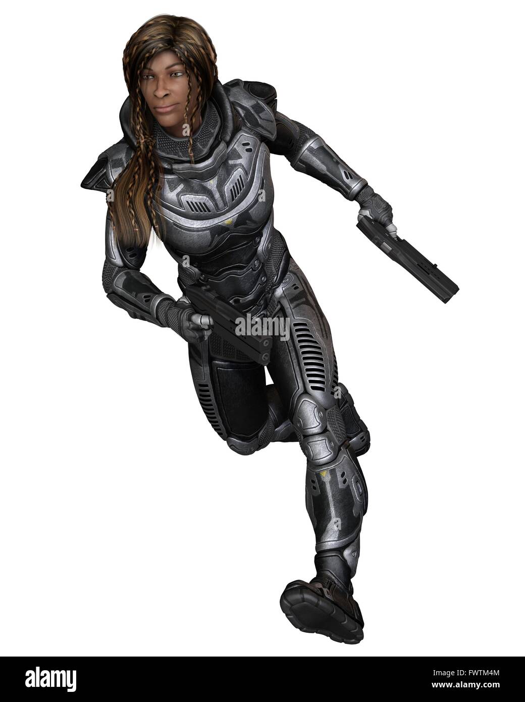 Female black soldier hi-res stock photography and images - Alamy