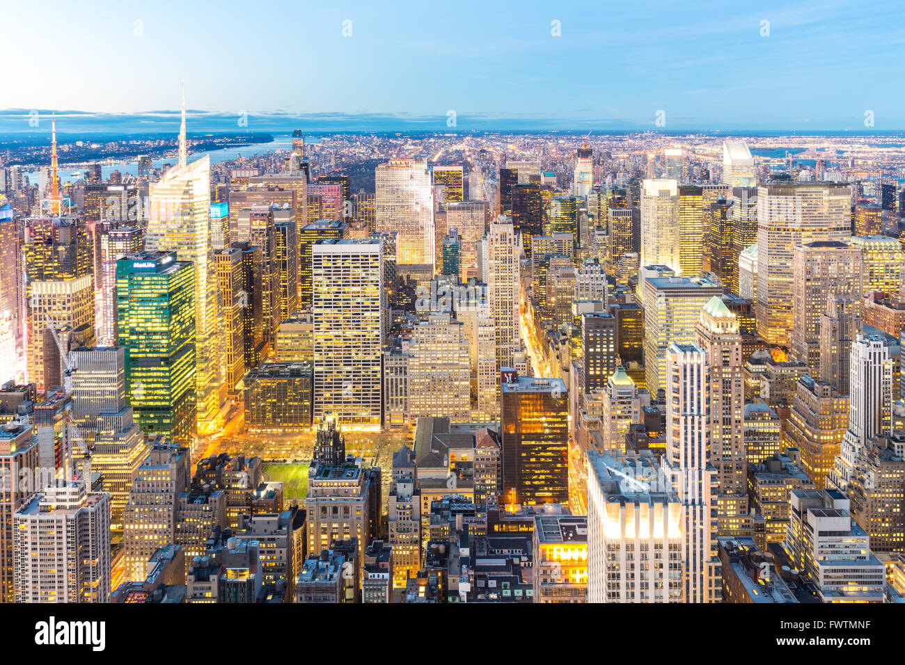 Nyc aerial hi-res stock photography and images - Alamy
