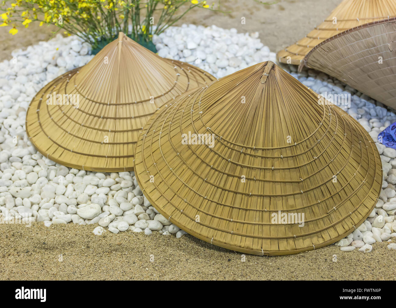 Traditional Thai farmer hat vintage style Stock Photo - Alamy