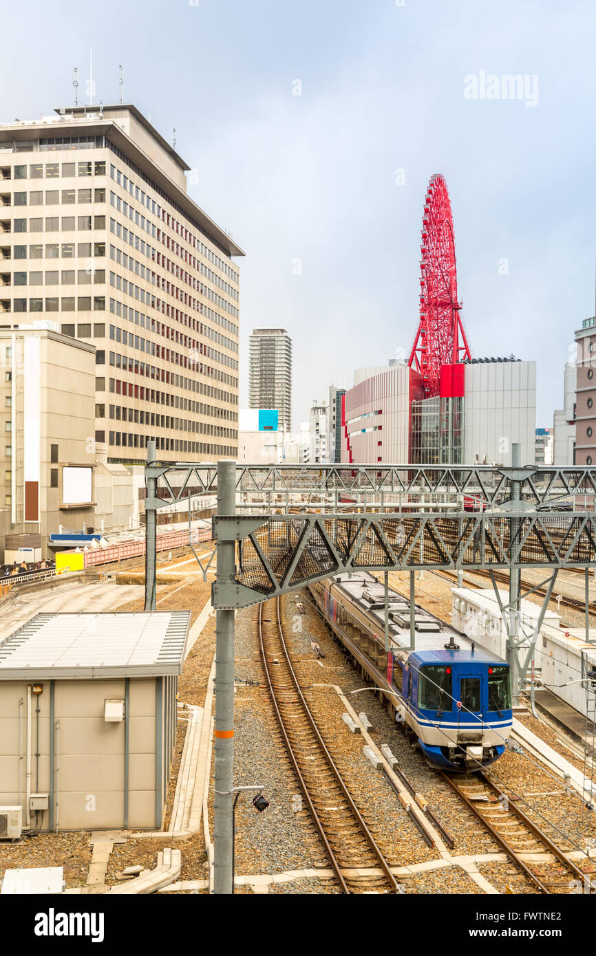 Osaka Train Station Cityscape Japan Stock Photo - Alamy