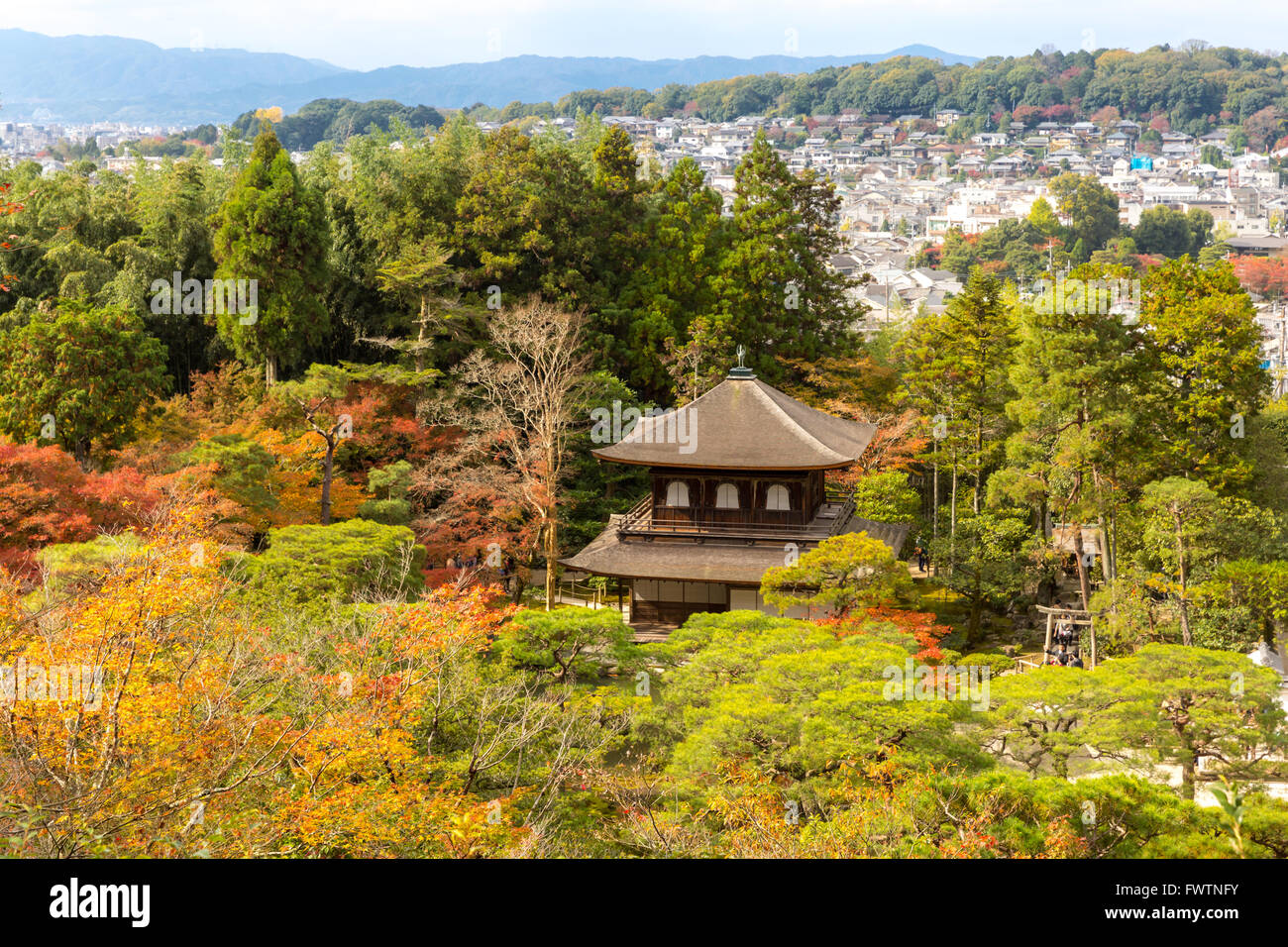 Kyoto Silver Pavillion Ginkakuji temple, Japan Stock Photo - Alamy