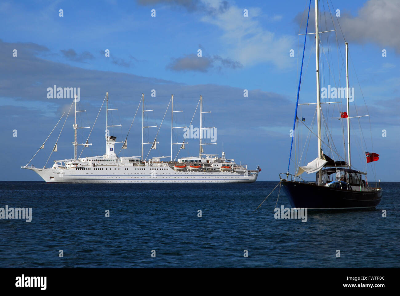 St Lucia, Rodney Bay, Club Med 2 Stock Photo - Alamy