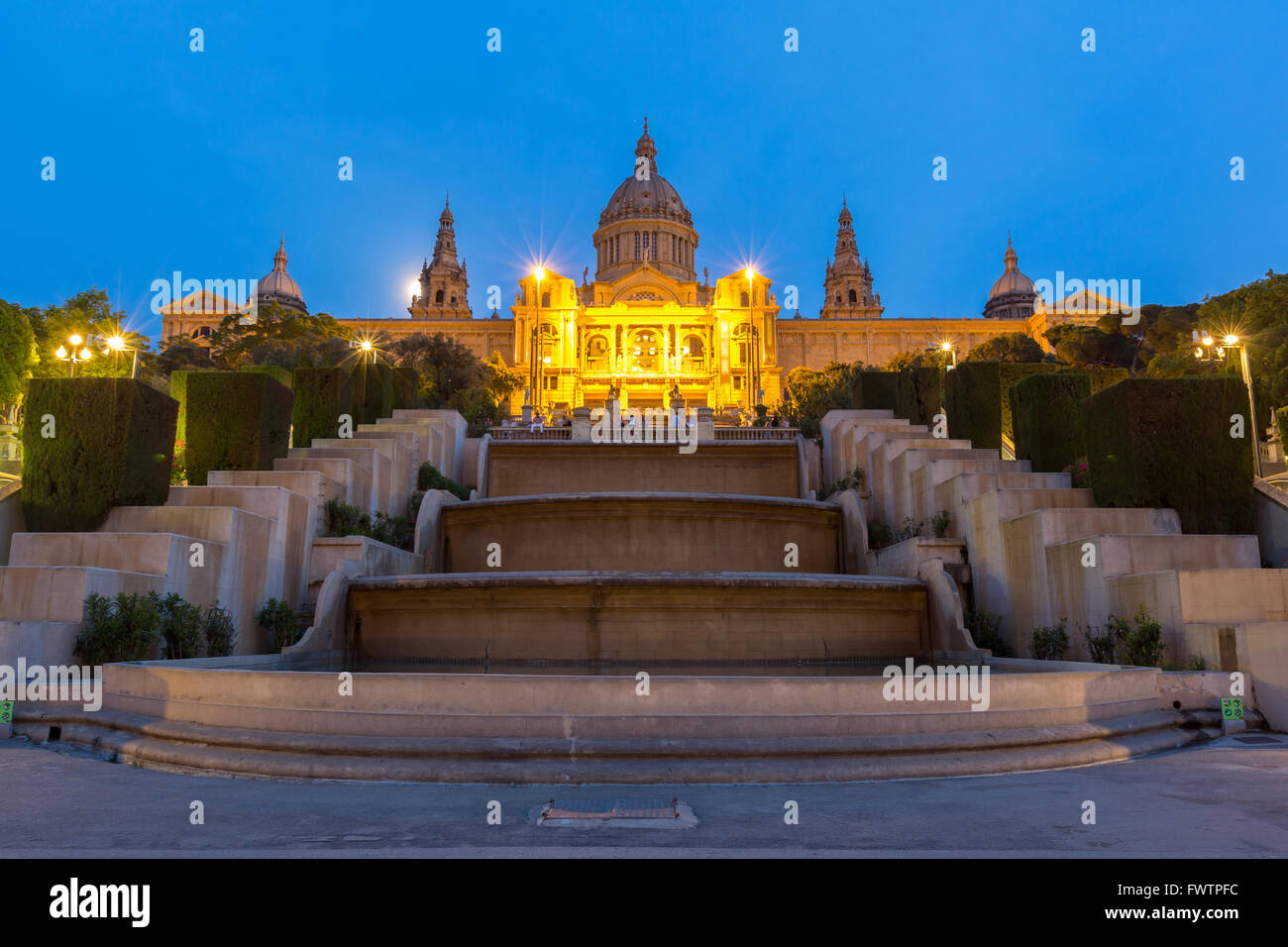 Barcelona spain museum building hi-res stock photography and images - Alamy