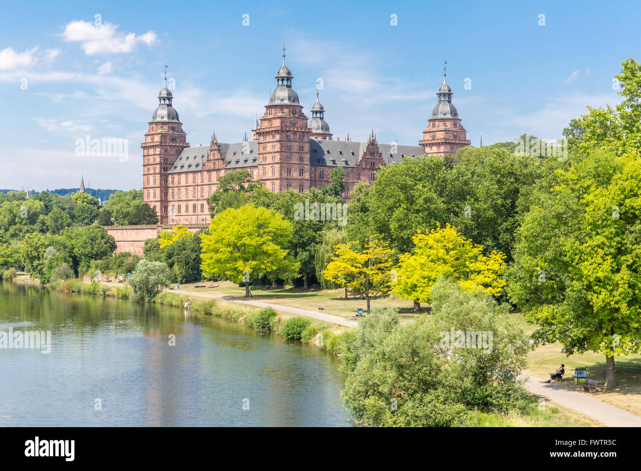 Frankfurt Johannisburg palace, Aschaffenburg Germany Stock Photo - Alamy