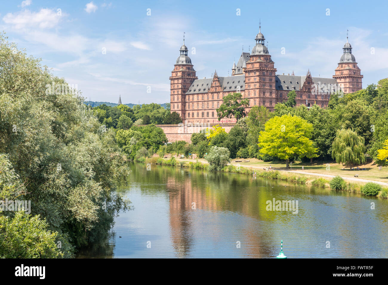 Frankfurt Johannisburg palace, Aschaffenburg Germany Stock Photo - Alamy