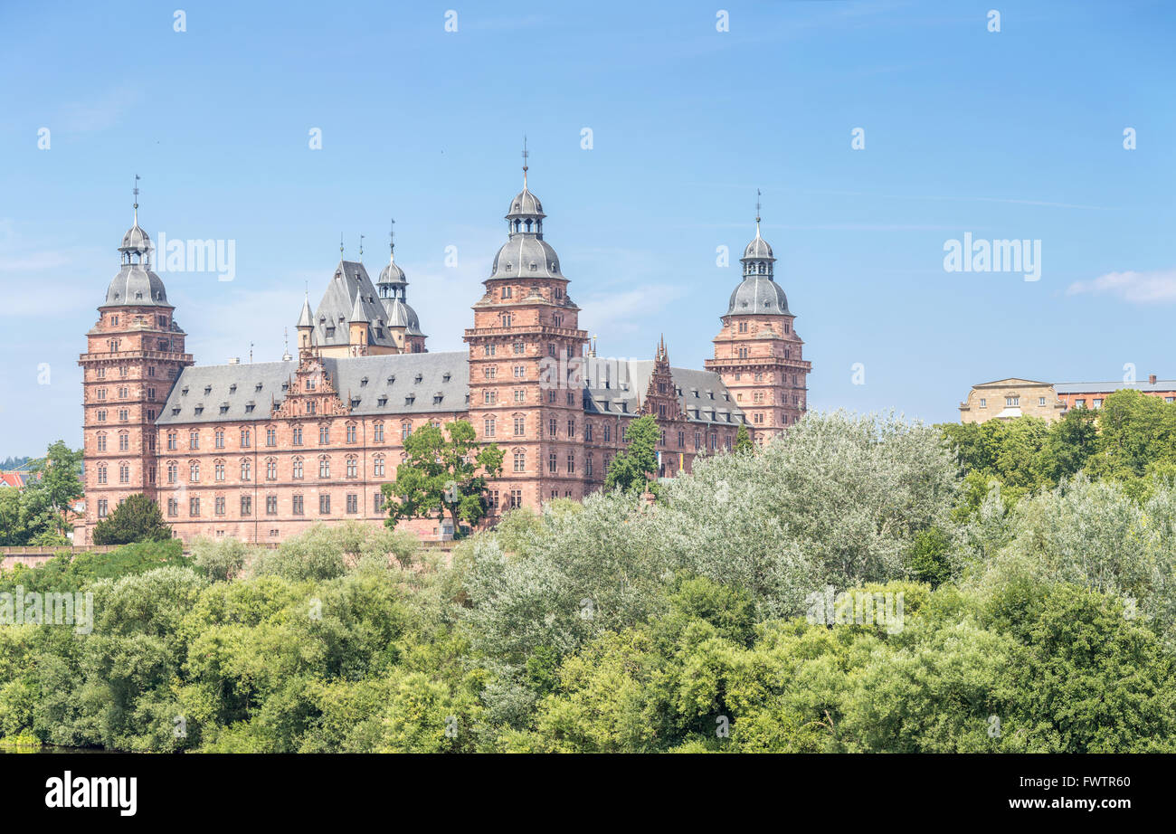 Frankfurt Johannisburg palace, Aschaffenburg Germany Panorama Stock ...