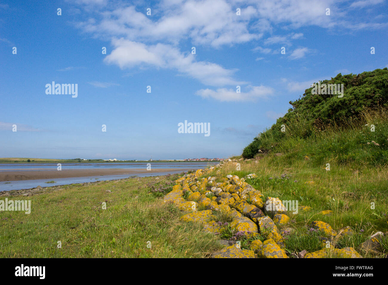 Arm Hill on the River Wyre Estuary of Lancashire Stock Photo - Alamy