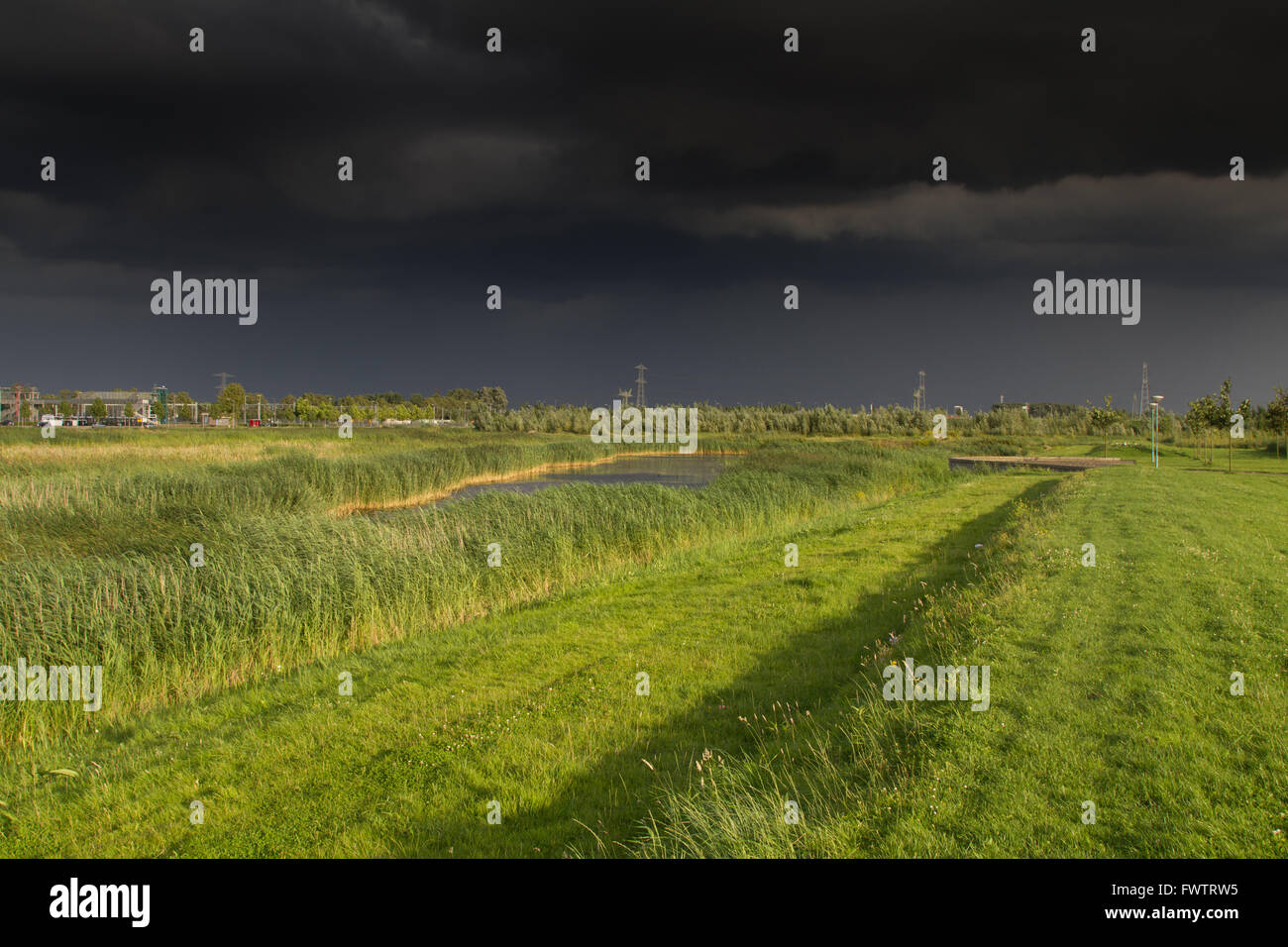 Approaching storm clouds over rural hi-res stock photography and images ...