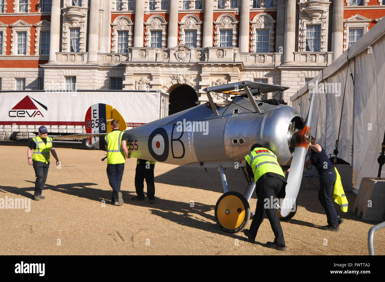 For the 98th anniversary of the Royal Air Force three aircraft from the ...